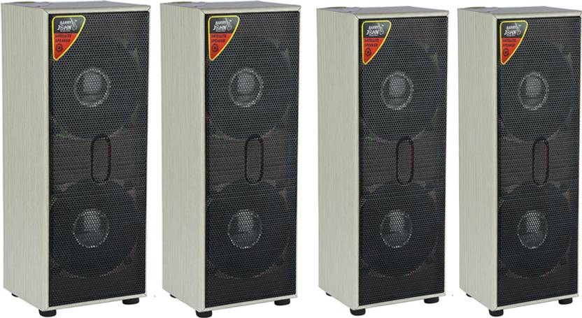 Buy Barry John RK-555 3inch Double Speaker Wooden Satellite Speakers ...