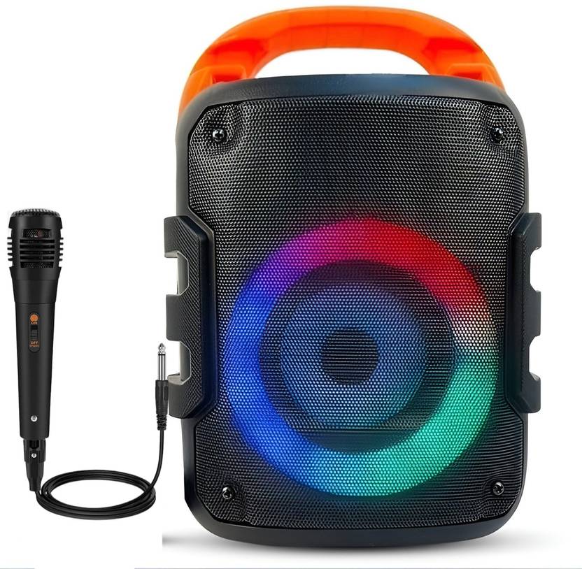 Buy REEPUD NEUTON NEU31 Mini Trolley Speaker With Karaoke Mic , RGB ...