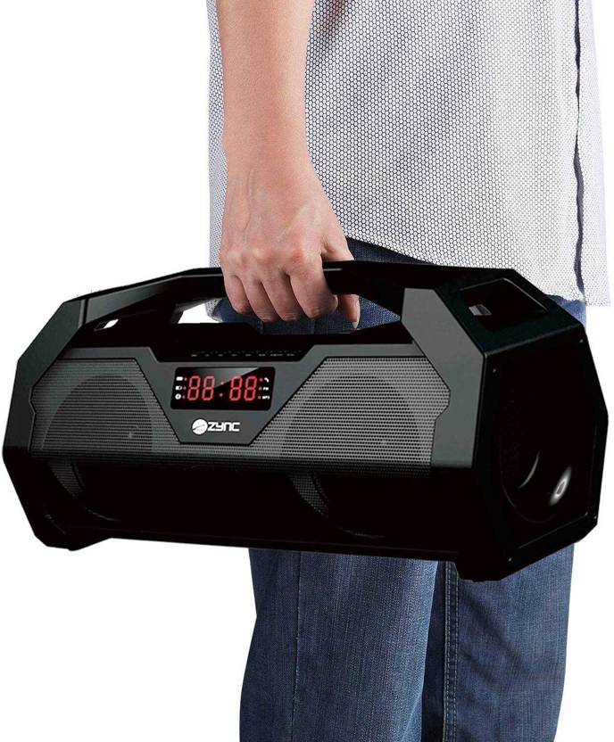 Buy Zync Zumbox Black Boombox Portable Home Audio Outdoor & Indoor ...