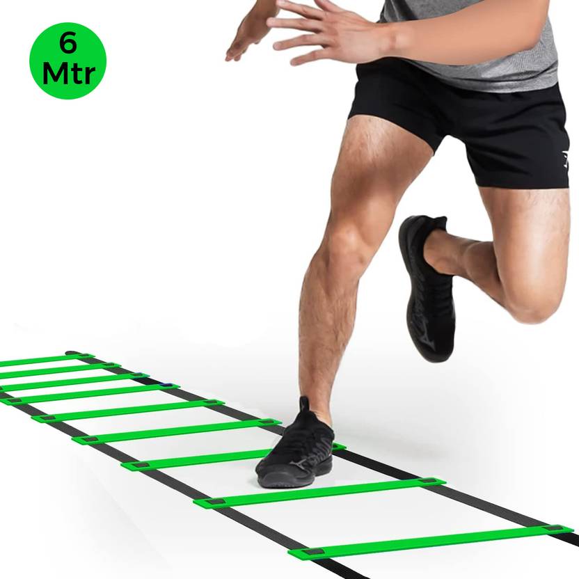 Strauss Adjustable Exercise Agility Ladder for speed training equipment ...