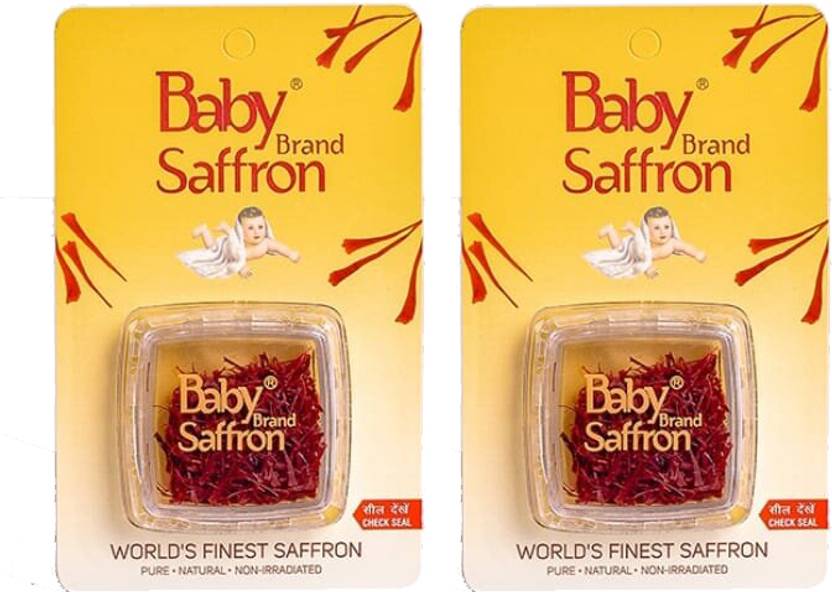 BABY BRAND SAFFRON Saffron (Kesar) Quality Value Pack Kashmiri Kesar ...