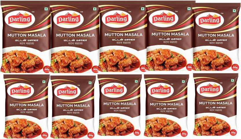 Darling Mutton Masala 500gm (Pack of 10) Price in India - Buy Darling ...