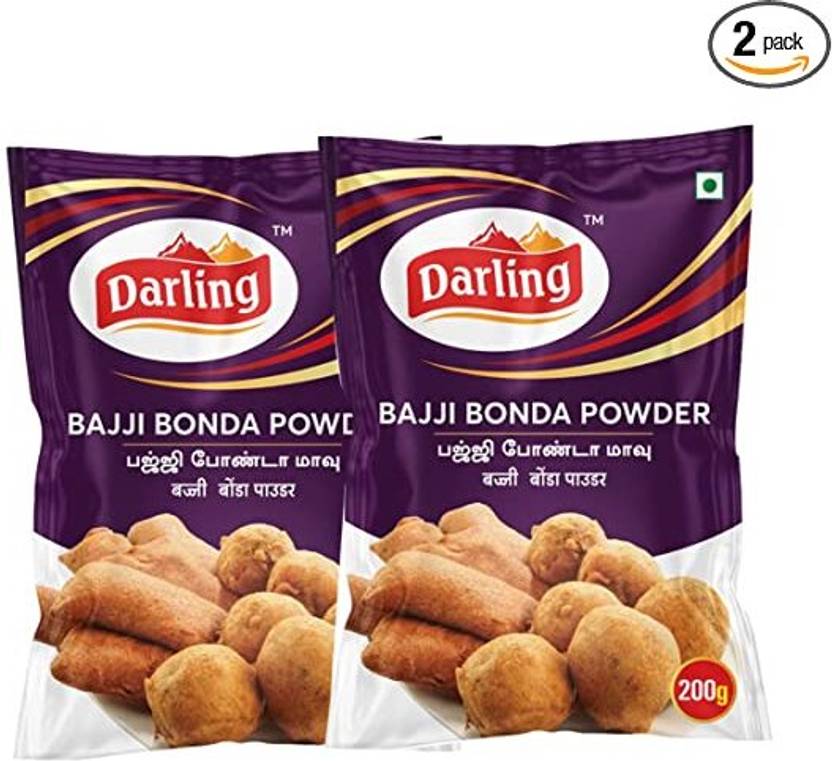 Darling Baji Bonda Mix Pack of 2 (200 G+200 G)| Baji Bonda Masala 400g ...