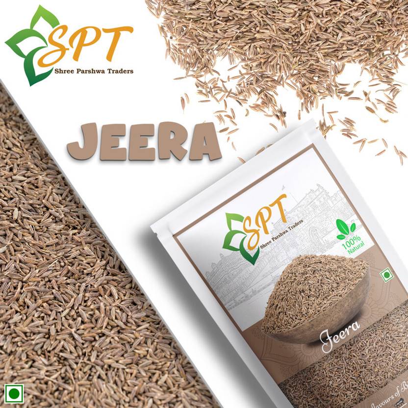 Shree Parshwa Traders Jeera 1Kg (500Gm x 2) Seeds for Authentic Indian ...