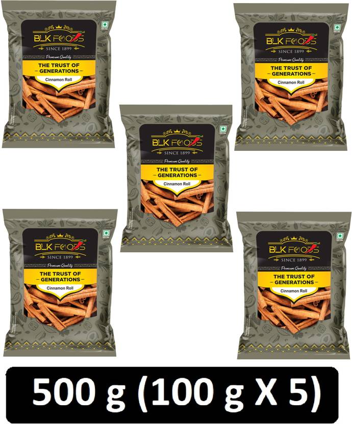 BLK FOODS DailyCinnamon roll (Dalchini) 500g Price in India - Buy BLK ...