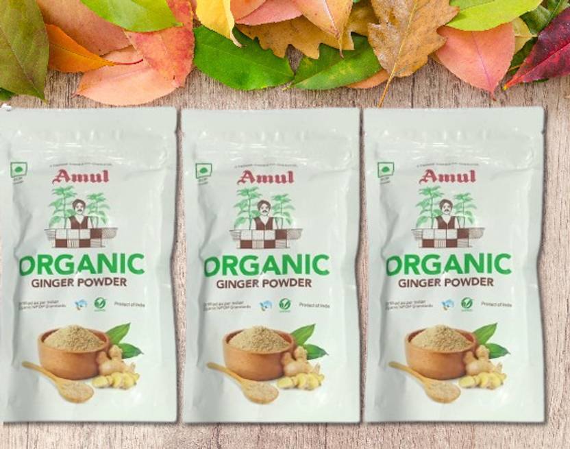 Amul Organic Ginger Powder 100g – Pure, Natural & Fresh Ground Spice ...