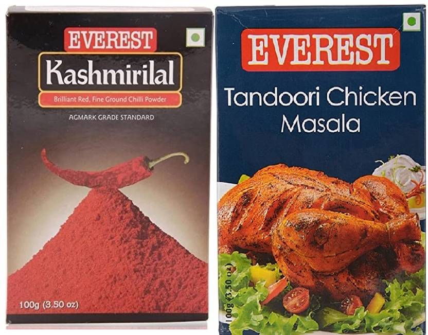 EVEREST Red Chilli Powder,+ Tandoori chicken masala Price in India ...