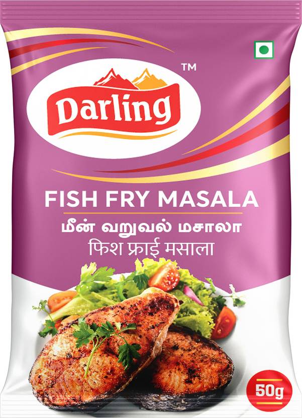 Darling Fish Fry Masala 500gm(pack of 10) Price in India - Buy Darling ...