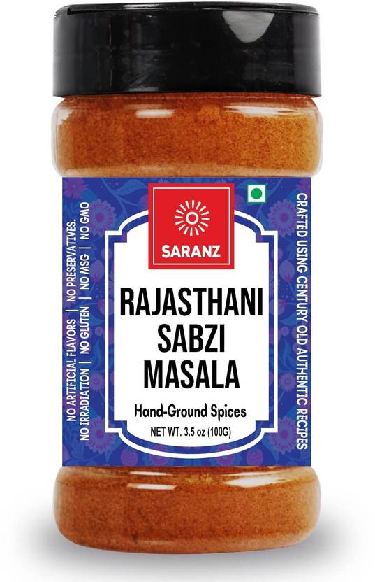 SARANZ Rajasthani Sabzi Masala Perfect for Cooking, Ready to Use, No ...