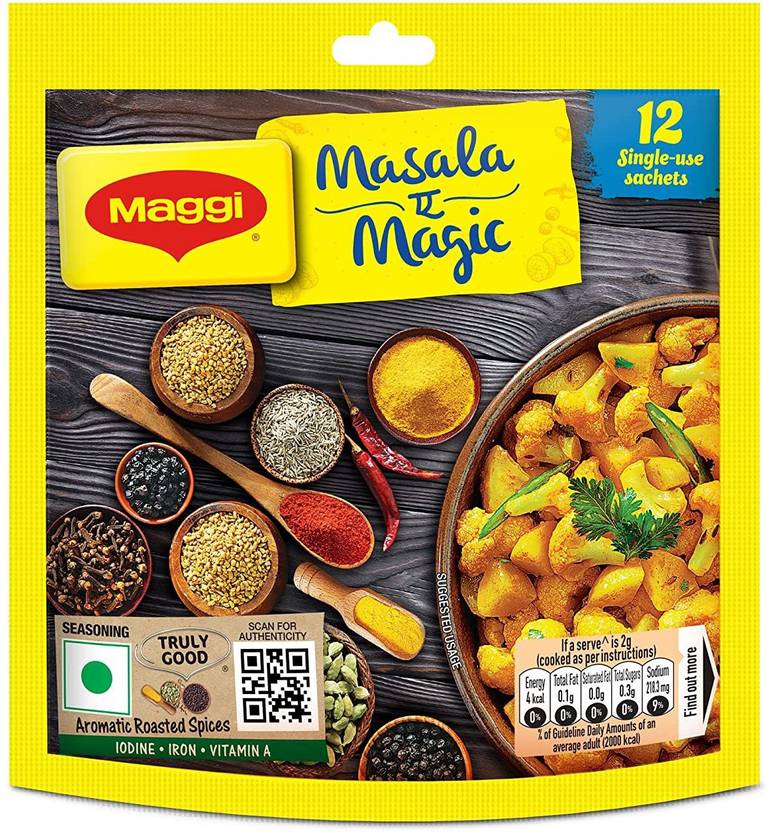Maggi Masala-ae-Magic Vegetable Masala, 72g Pouch Price in India - Buy ...