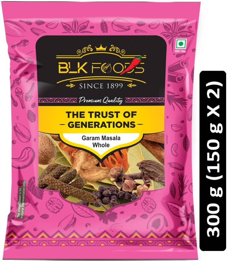 BLK FOODS Select Garam Masala Whole (ready to blend) 300g (2 X 150g) Price in India - Buy BLK ...