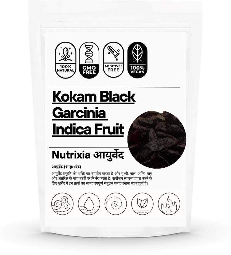 Nutrixia Kokam Black Kokum, Garcinia Indica Fruit |100% Naturally ...
