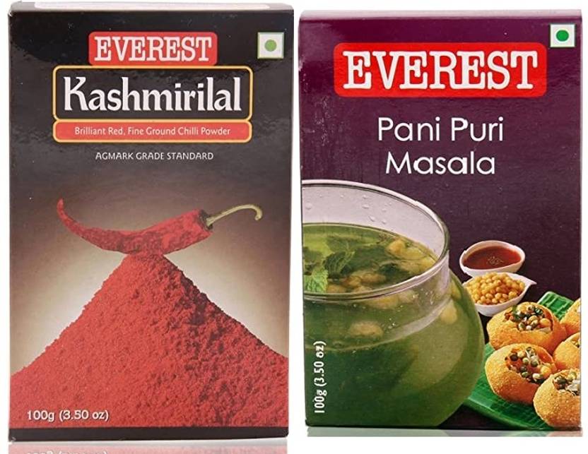 EVEREST Red Chilli Powder,+ Pani Puri,Masala Price in India - Buy ...