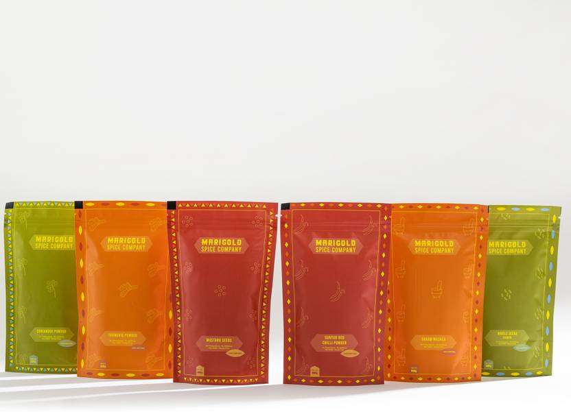 Marigold Spice Company Turmeric, Chilli, Jeera, Mustard, Coriander, and ...