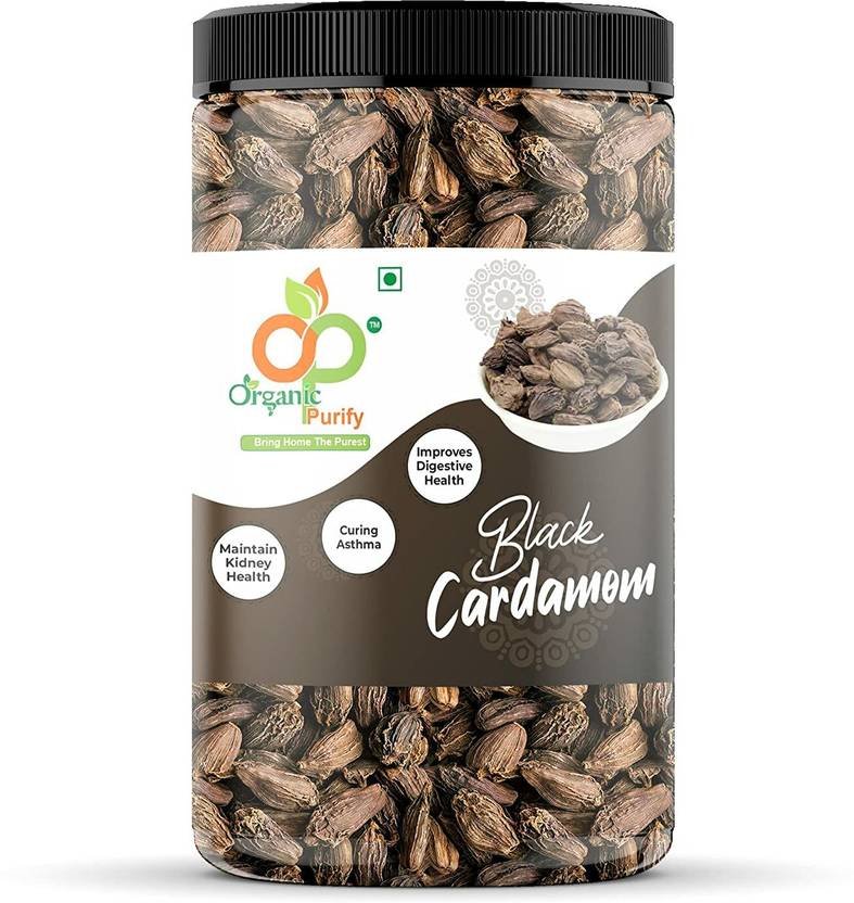 Organic Purify Whole Black Cardamom (Badi Elaichi) Price in India - Buy ...