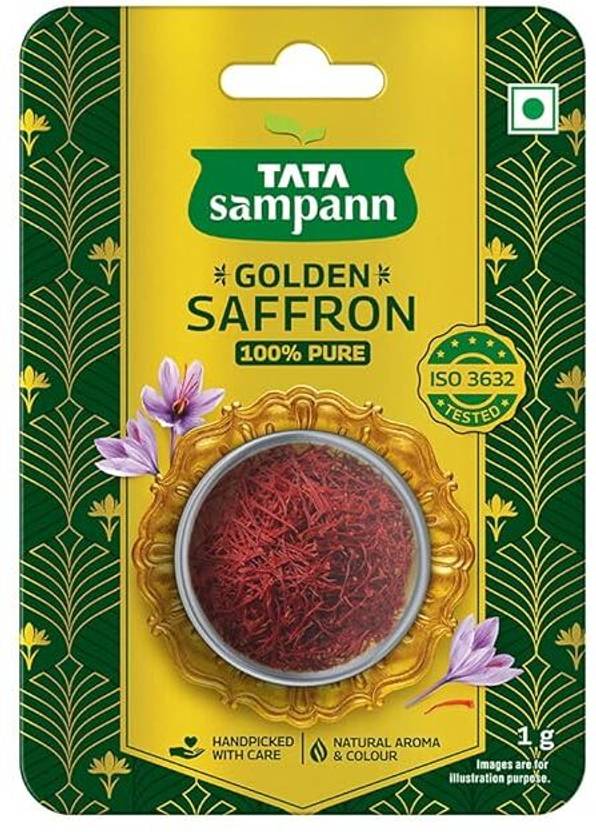 Tata Sampann Golden Saffron/Kesar-100% Pure Price in India - Buy Tata ...