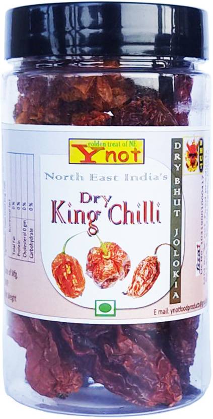 Y Not Naturally Sun Dried King Chili / Dry King Chili / Dry Ghost Chili ...