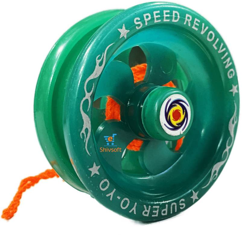 Shivsoft Plastic Figid High Speed Yoyo with Bearing (Bottle Green ...