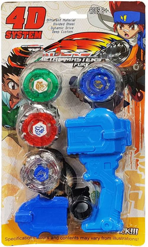 Tfa TOYS FOR ALL Metal Speed Top with 4 Beys and 2 Launchers in One ...
