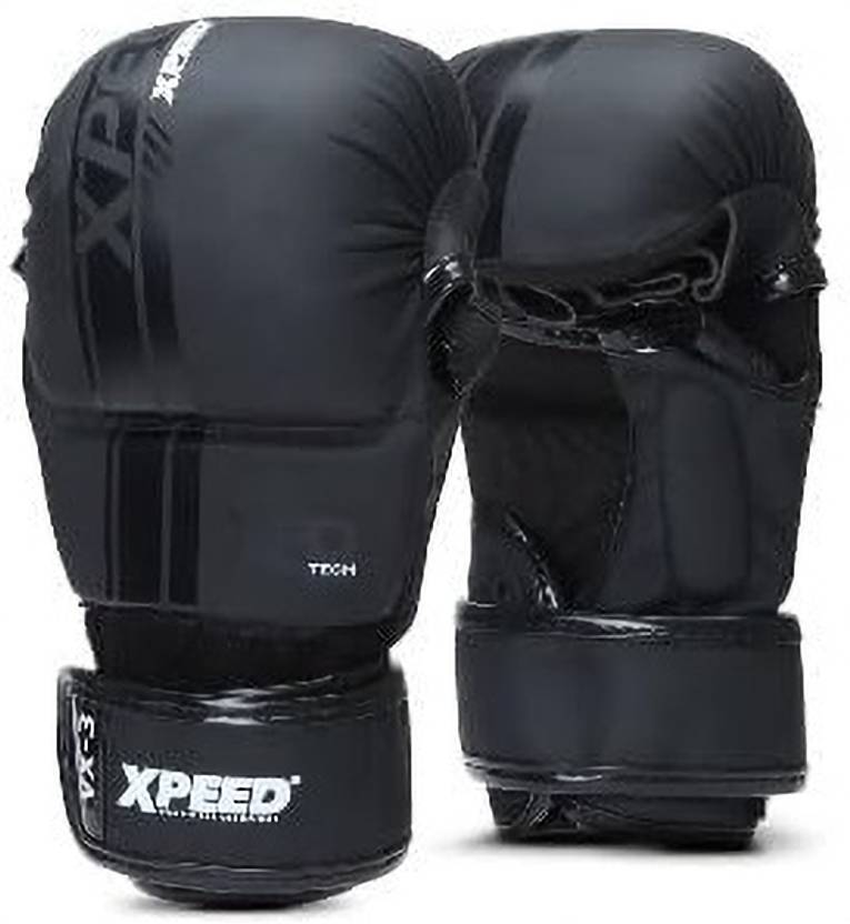 XpeeD Striking MMA Gloves | Matt PU Grappling Glove for Martail Arts ...