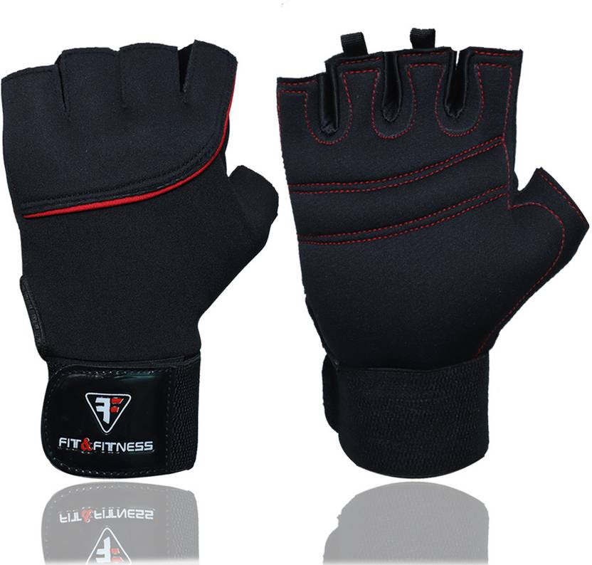 FIT & FITNESS Extra soft Neoprene with lycra Gym & Fitness Gloves - Buy ...
