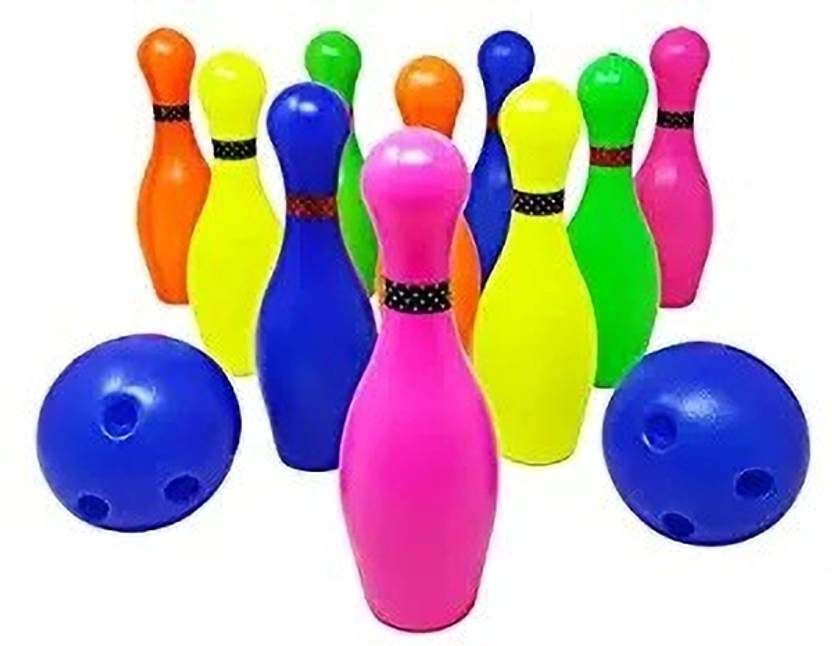 Tirth Bowling Alley Little Toy for Kids. Indoor & Outdoor Fun Bowling ...