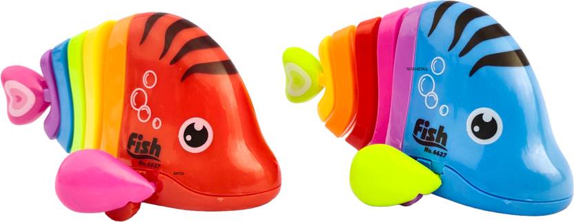 NIYANETAIL Cute Colorful Fish Toys for Kids/Operated Crawling/Jumping ...