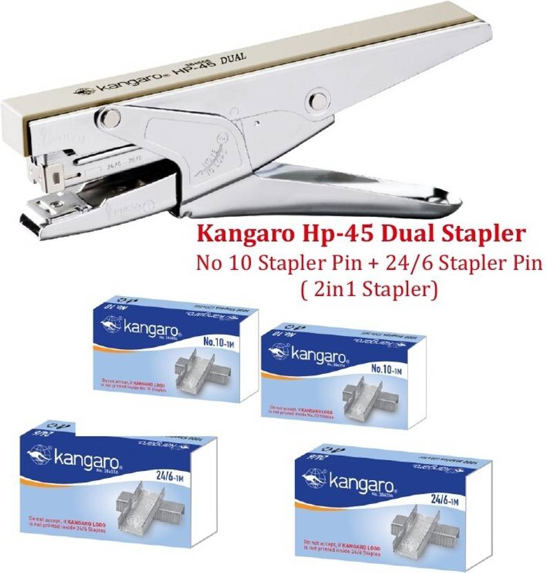 Flipkart.com | Kangaro MANUAL NO 10 & 24/6 STAPLER PIN ROUND EDGE ...