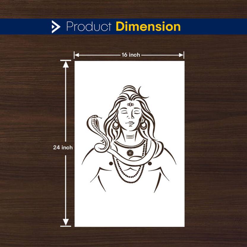 JAZZIKA Wall Stencils Pack of 1 (Size :- 16 X 24 Inch) PATTERN ...