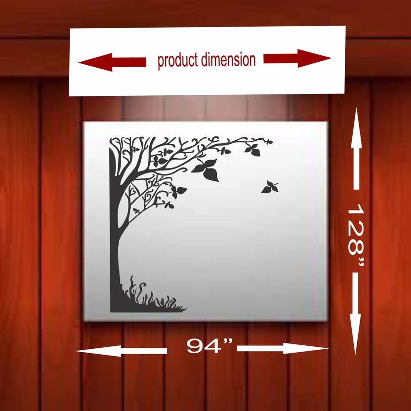 LKstencilprint SIDE TREE Style full Wall Design Stencil stencil pack of ...