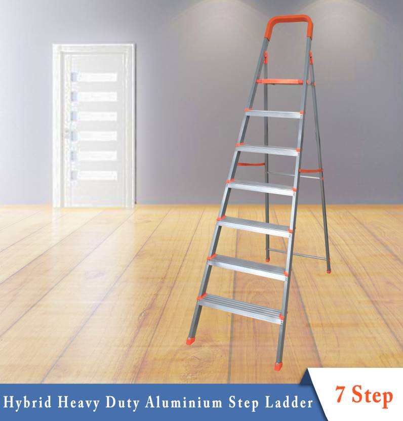 ALNICO Hybrid Aluminium Step - 7 Step Powder Coated Side Section Steel ...