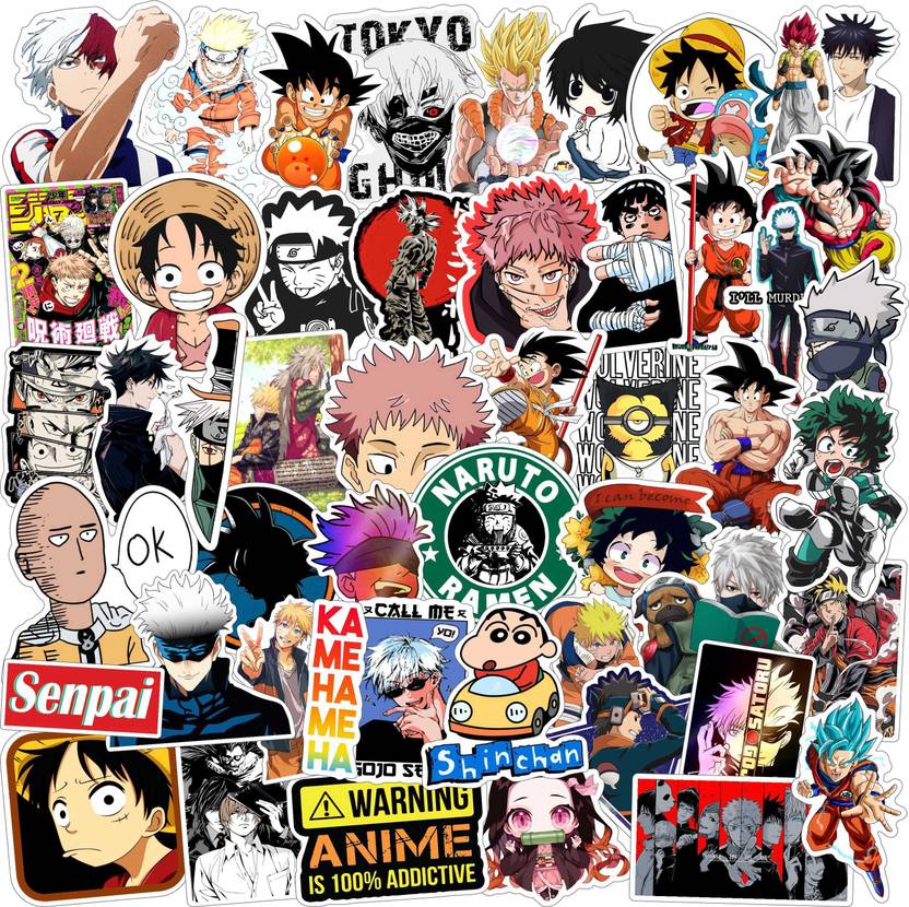 Junkyard 5 cm Vinyl Anime Stickers for laptops naruto one piece jujutsu ...