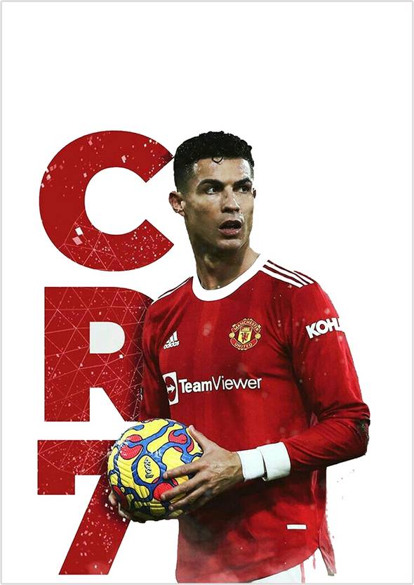 Starxdecals 30 cm CR7 Ronaldo wall sticker - Ronaldo wall sticker - CR7 ...