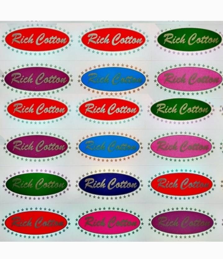 Super Easy 5 cm 100 Pc ( Size 2.5 Cm x 5 Cm) Rich Cotton Self Adhesive ...