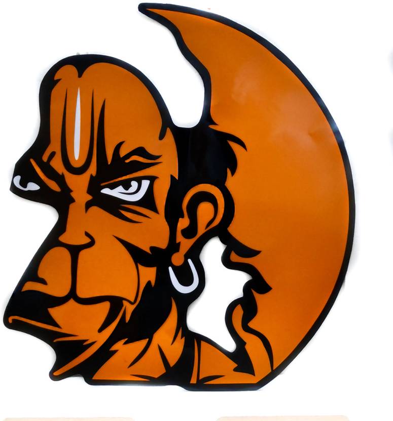 Online Collections 30.48 cm hanuman ji Sticker , god hanuman Poster ...
