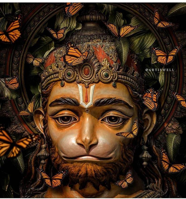 Lord Hanuman Ji Poster, bal hanuman ji POSTER, God Poster for Wall | A3 ...