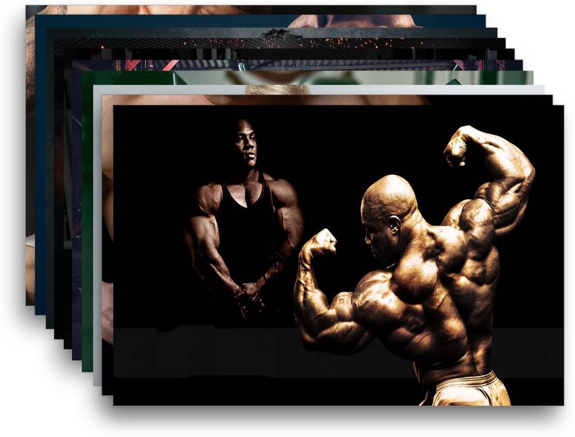 DK RAM 30.48 cm Bodybuilders Motivational Poster For Gym Room Wall ...