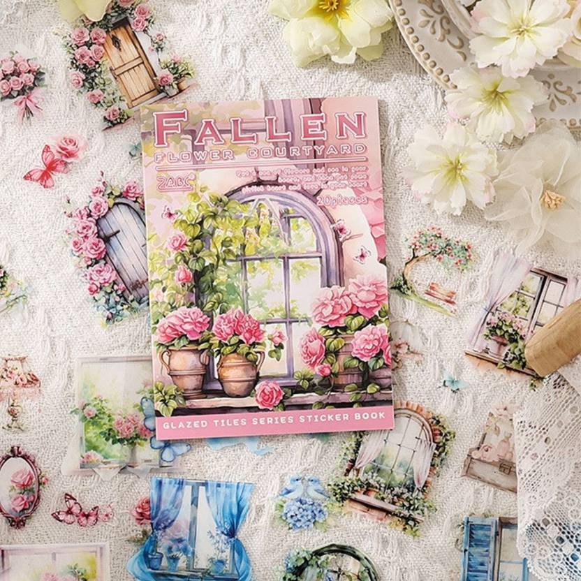 A R International 3 inch 20 Sheets Aesthetic Landscape & Window View ...