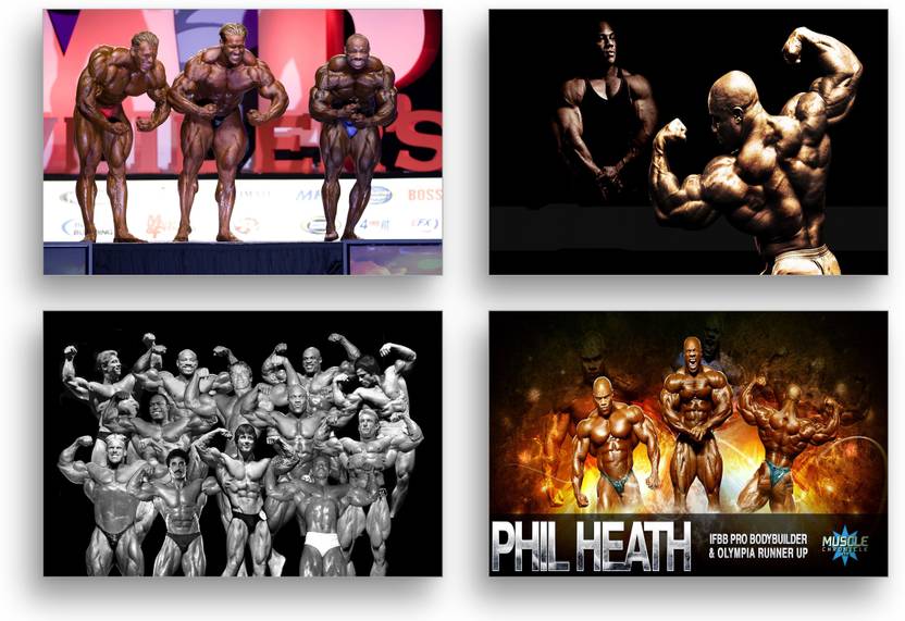 PRINTHUBS 30.48 cm Bodybuilder Motivational Posters For Gym Room Wall ...