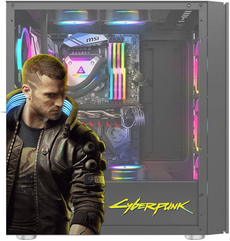 Techfit 40.64 cm Vinyl Sticker Skin Decal for PC Case Gaming Cabinet ...