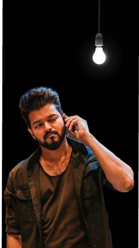 swaroopa 16.5 inch Thalapathy Vijay Sticker Self Adhesive Sticker Price ...