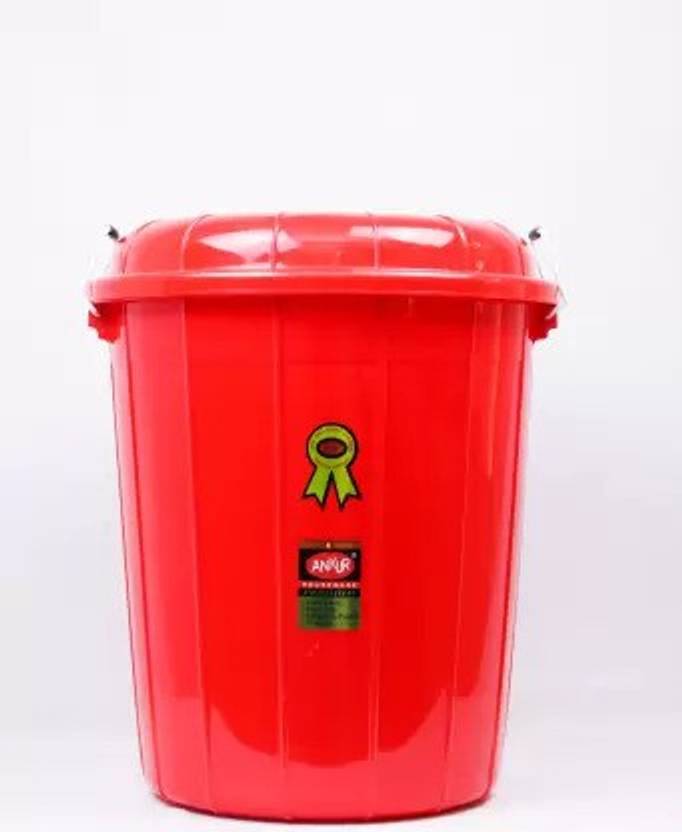 ANKUR Multipurpose Storage Bucket 100 Litres Red Multipurpose ...