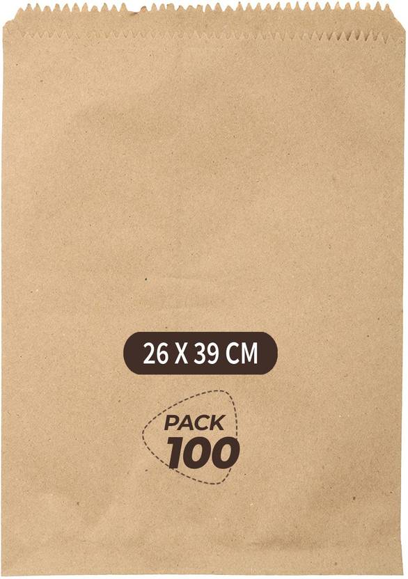 VAAIMAI Brown Paper Cover Disposable Large Size for Grocery Foods ...