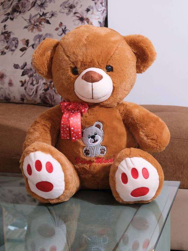 Dukiekooky Brown Big Size Teddy Bear soft toys - 40 cm - Brown Big Size ...