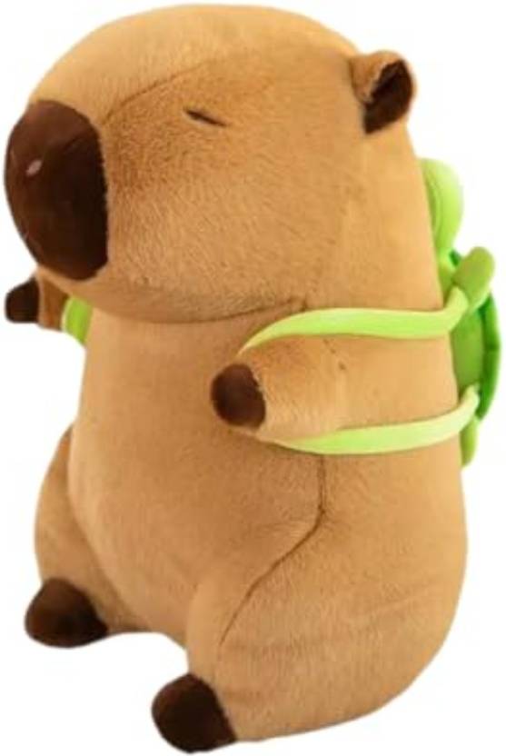 TechMax Solution Capybara Plush Toy with Turtle Bag Pillow - 30 cm ...