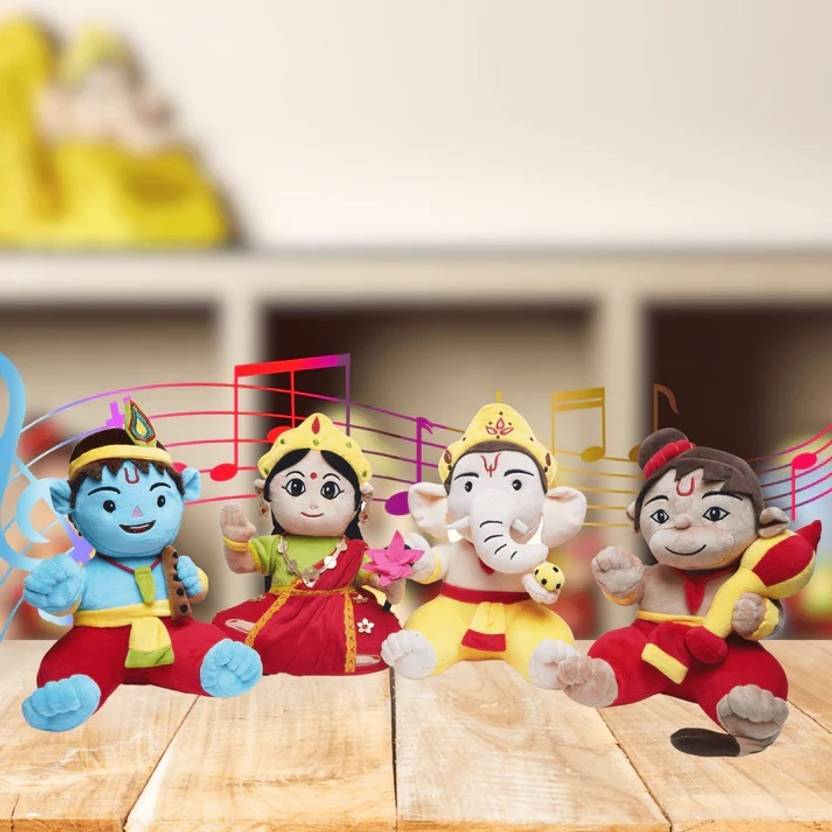 Panda's Box Mantra Chanting Baby Krishna, Hanuman, Ganesha & Devi ...