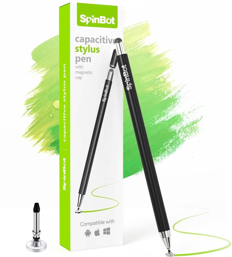 SpinBot Capacitive Stylus Pen For Touchscreen Devices,Fine Point ...