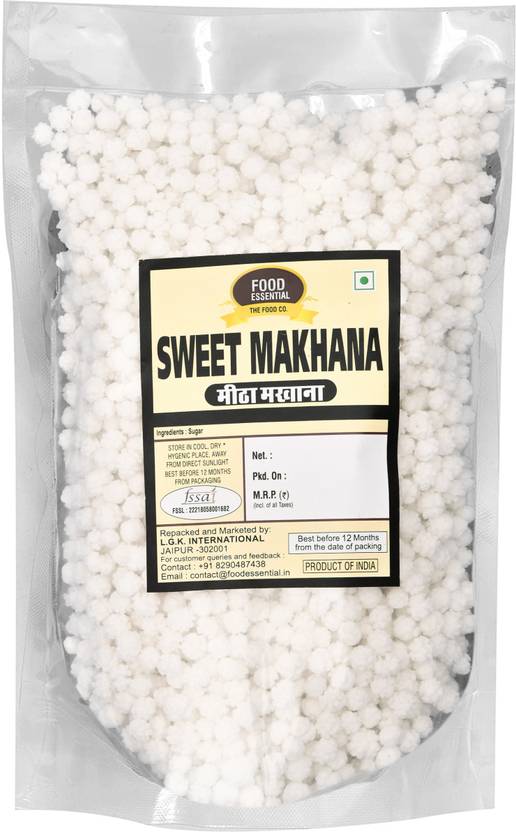 FOOD ESSENTIAL Sweet Makhana / Meetha Makhana (for Prasad Use) 2 kg ...