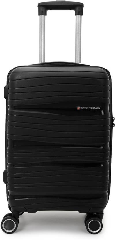 SWISS MILITARY Hard Top 20 Inch PP Luggage Trolley Bag Cabin Suitcase 8 ...