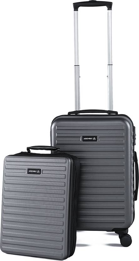 Assembly Luggage Cabin Suitcase Trolley (54 cm) with Hard Shell Laptop ...